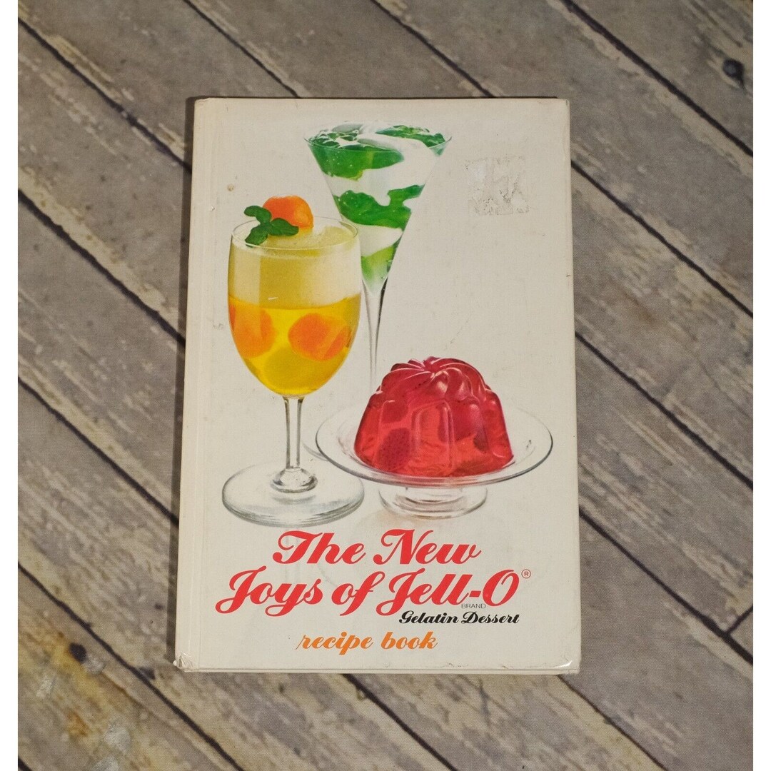 The New JOYS OF JELL-O Recipe Book Hardcover 1975 3rd Edition Good ...