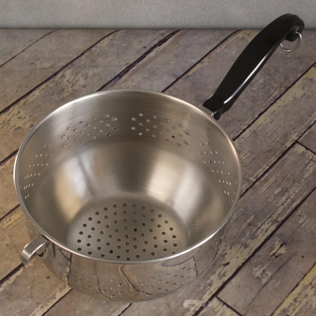 FARBERWARE Colander Strainer Stainless Steel Handle Side Hook Fits 8 ...