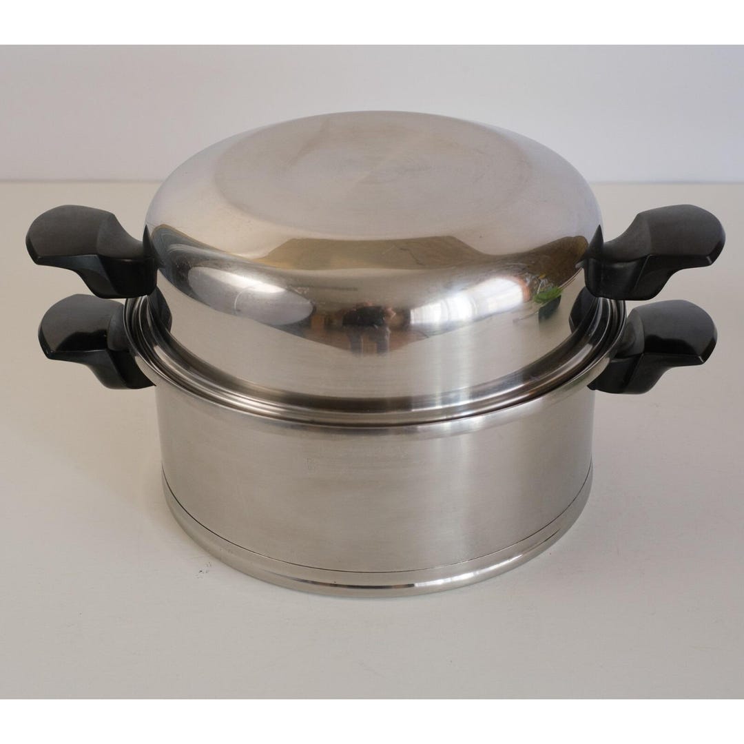 LIFETIME COOKWARE T-304 Solar Cap Stainless Steel 6 Quart Stock Pot ...