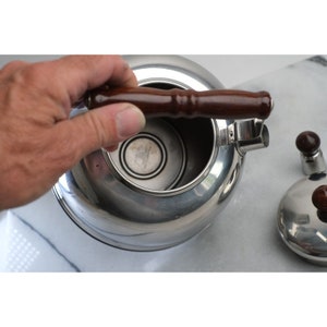FARBERWARE Tea Kettle Pot 753 2.5 Quart Lid and Whistler Stainless ...