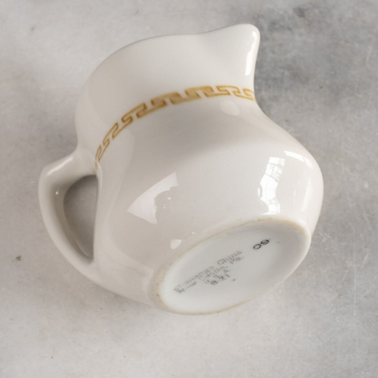 Vintage 1920's SHENANGO CHINA Creamer Pitcher Gold Greek - Etsy