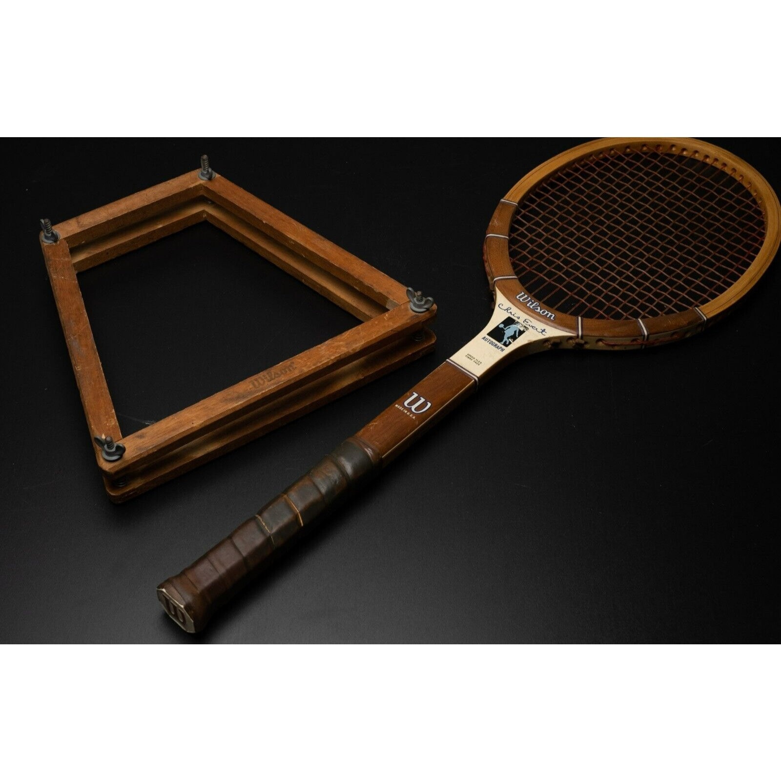 WILSON Chris Evert Tennis Racquet 4.125 Autograph Speed - Etsy