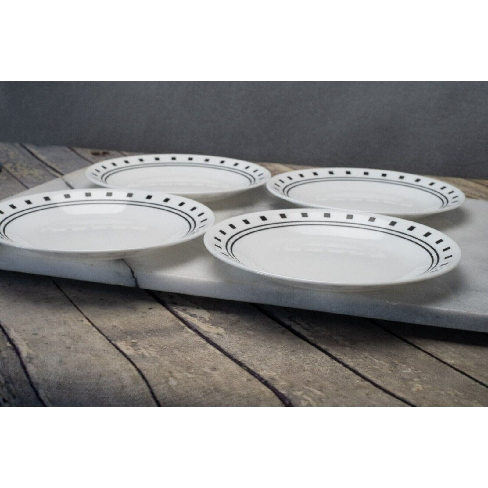 CORELLE Vitrelle CITY BLOCK Pattern Dessert or Salad Plates - Etsy