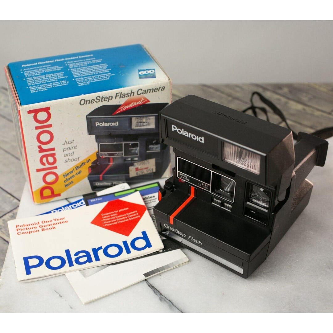 POLAROID Onestep Instant Film Camera Built in Flash, Box and ...