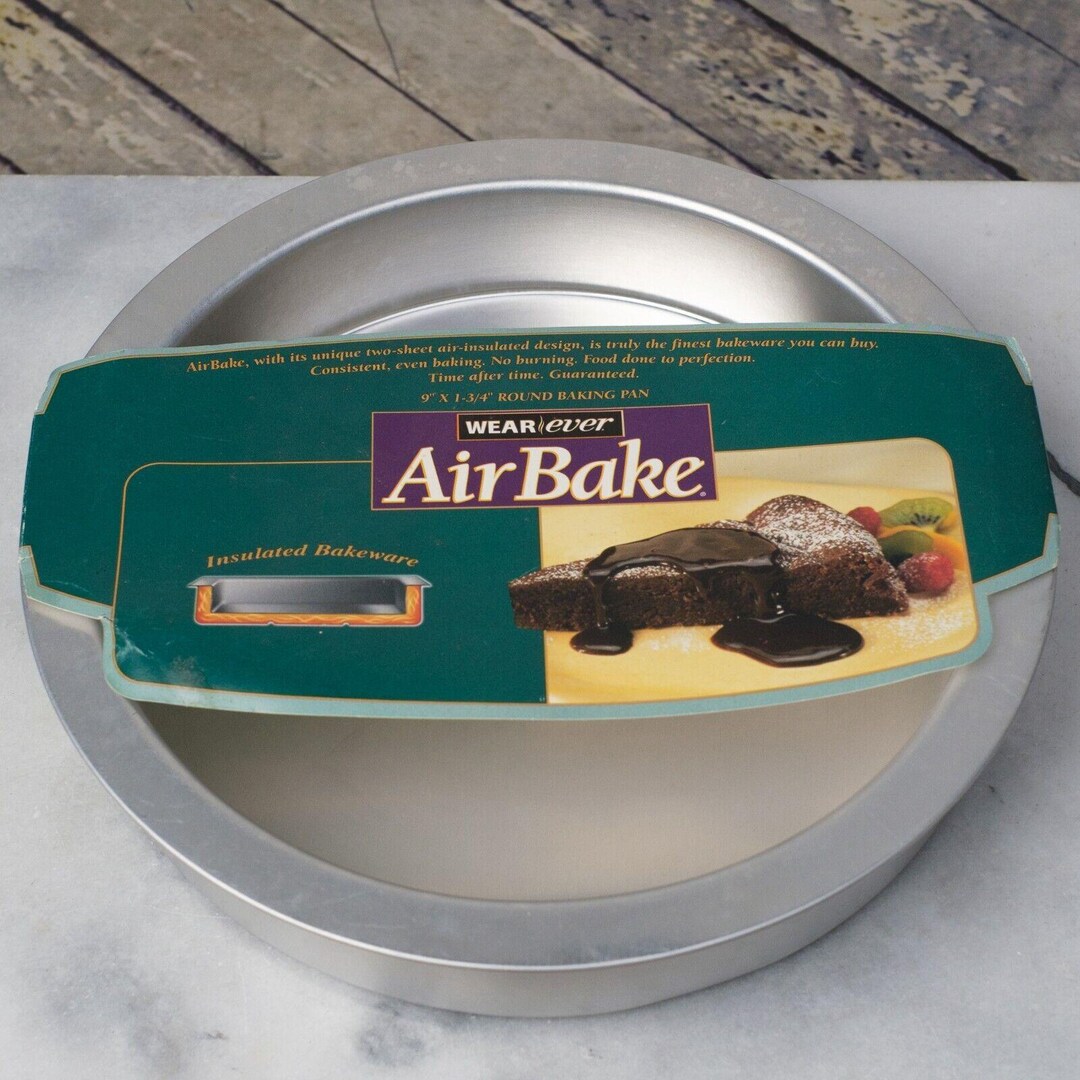WEAR EVER Air Bake Insulated Cake Pan Aluminum Round 9" NEW Vintage - Etsy