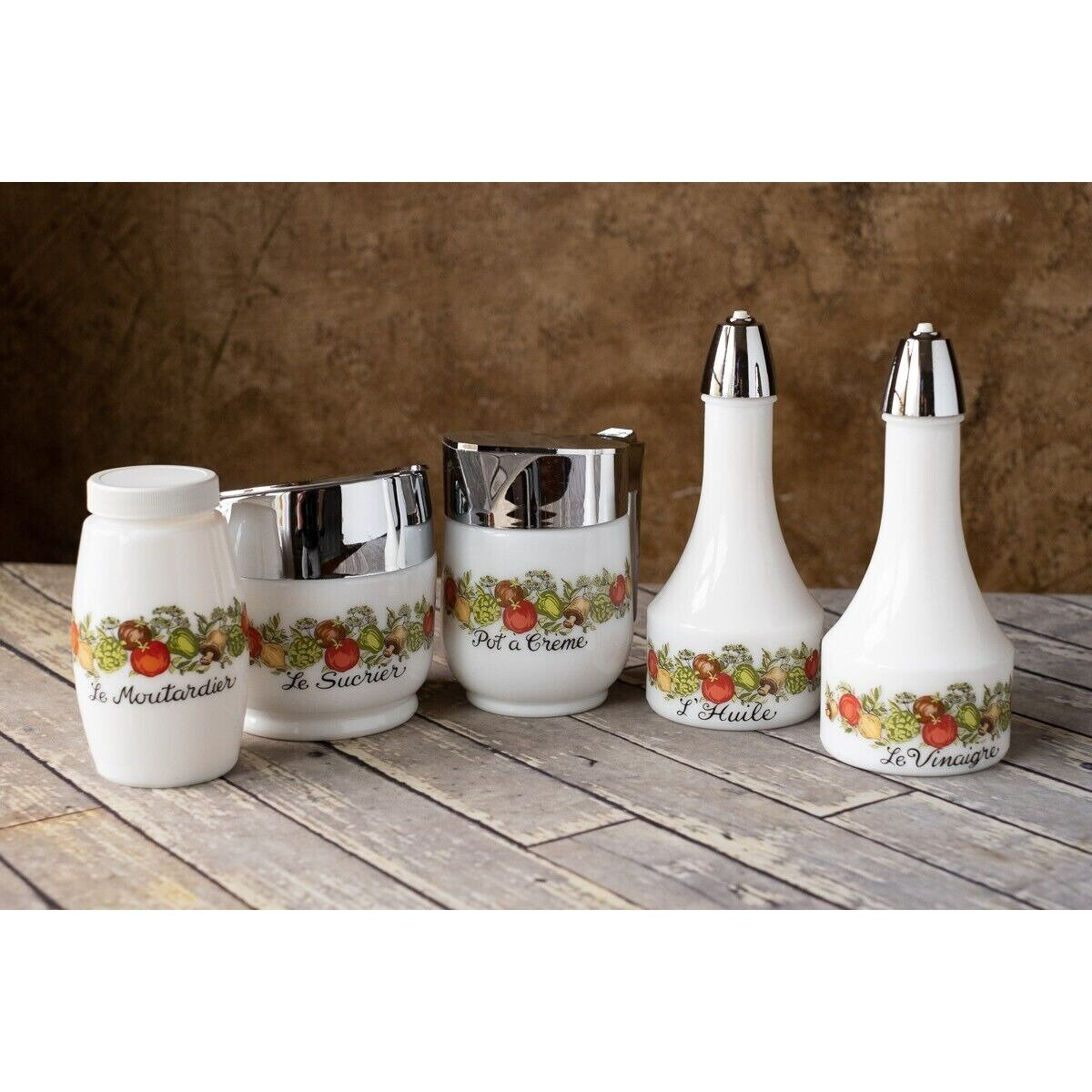 Vintage GEMCO Spice of Life Condiment Set Sugar Creamer - Etsy