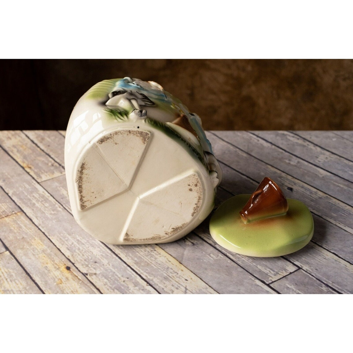 Vintage AMERICAN BISQUE Cheerleader Themed Corner Cookie Jar - Etsy