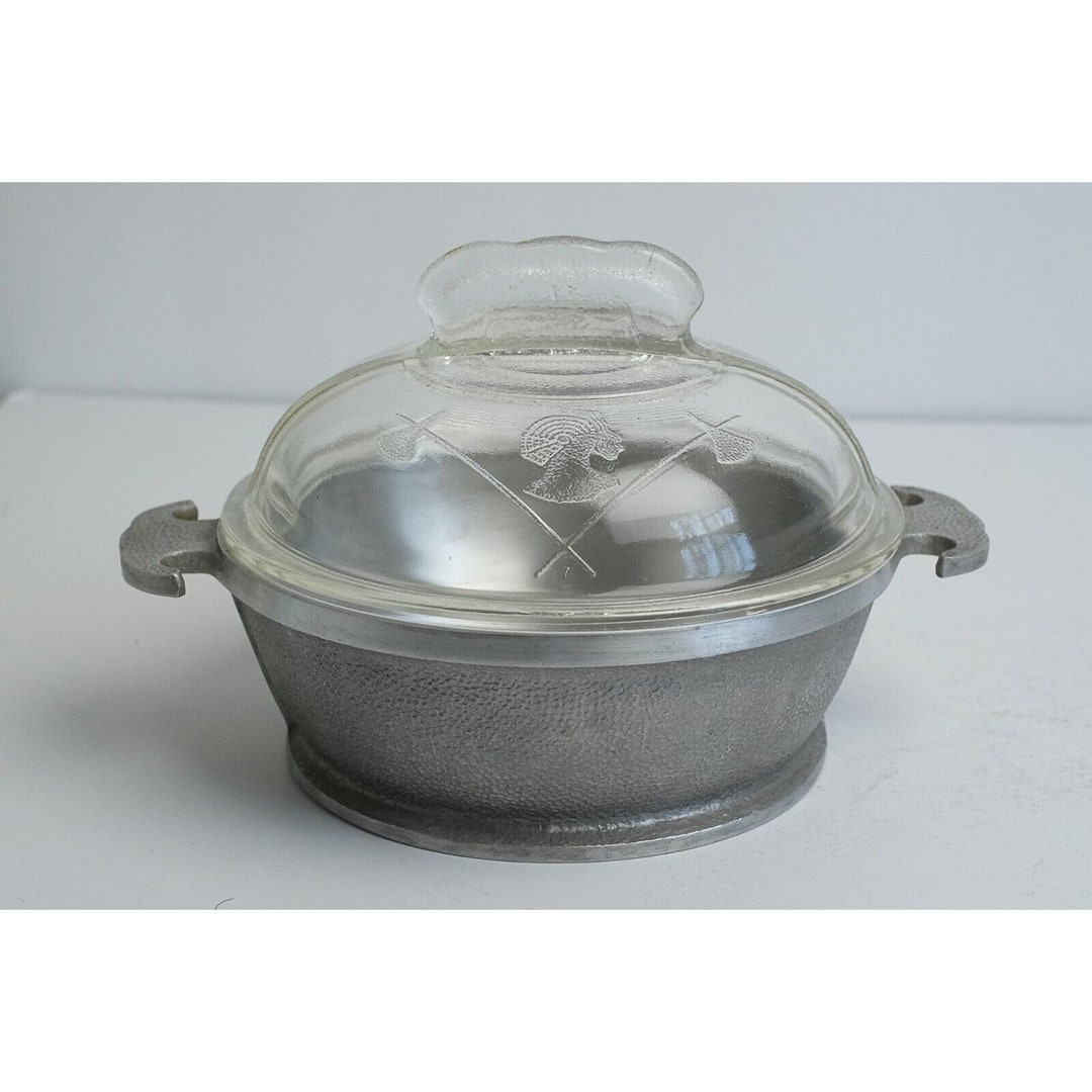 GUARDIAN SERVICE WARE Round Casserole 1 Quart With Glass Lid - Etsy