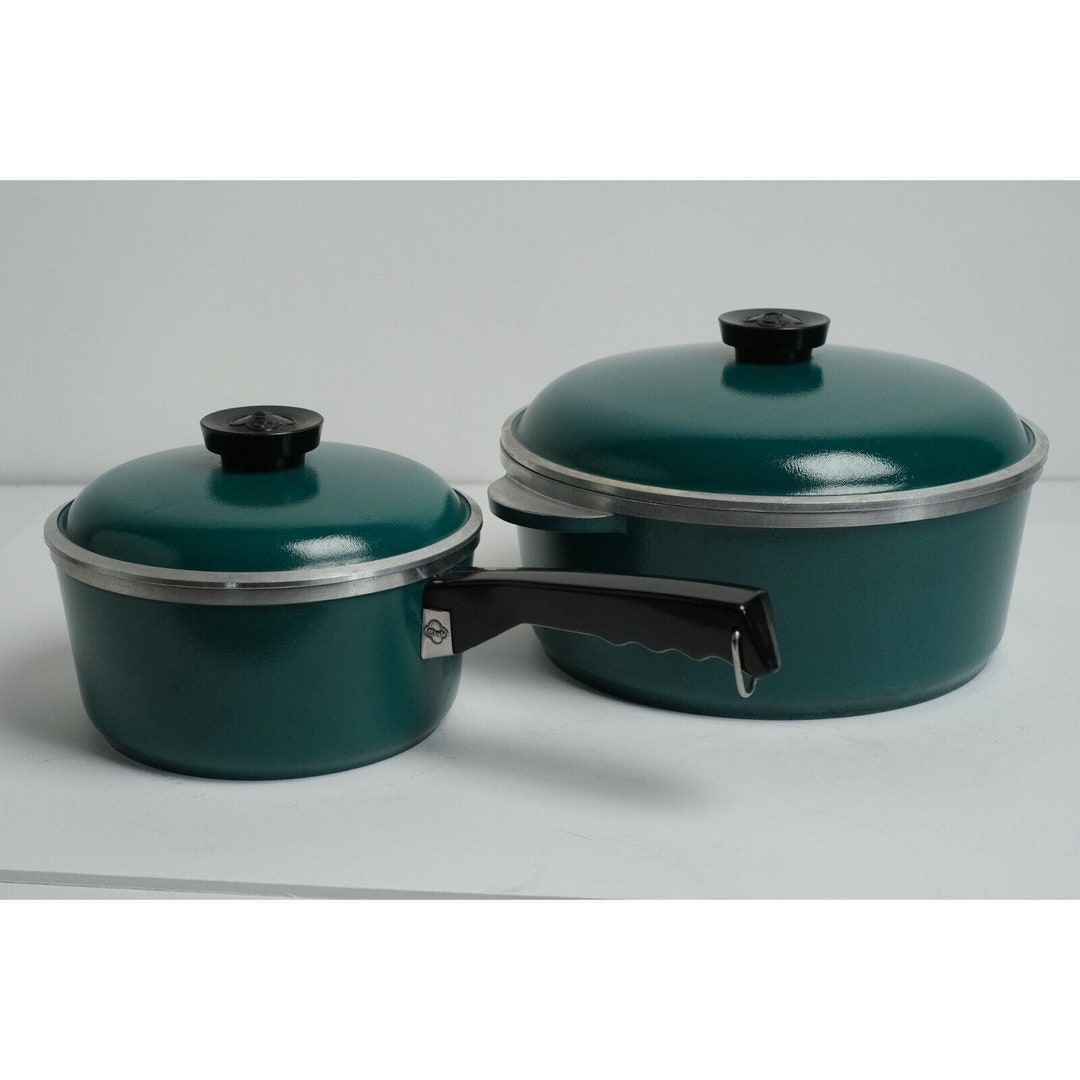 CLUB ALUMINUM Cookware 4.5 Qt Stock Pot and 1.5 Qt Sauce Pan With Lids ...