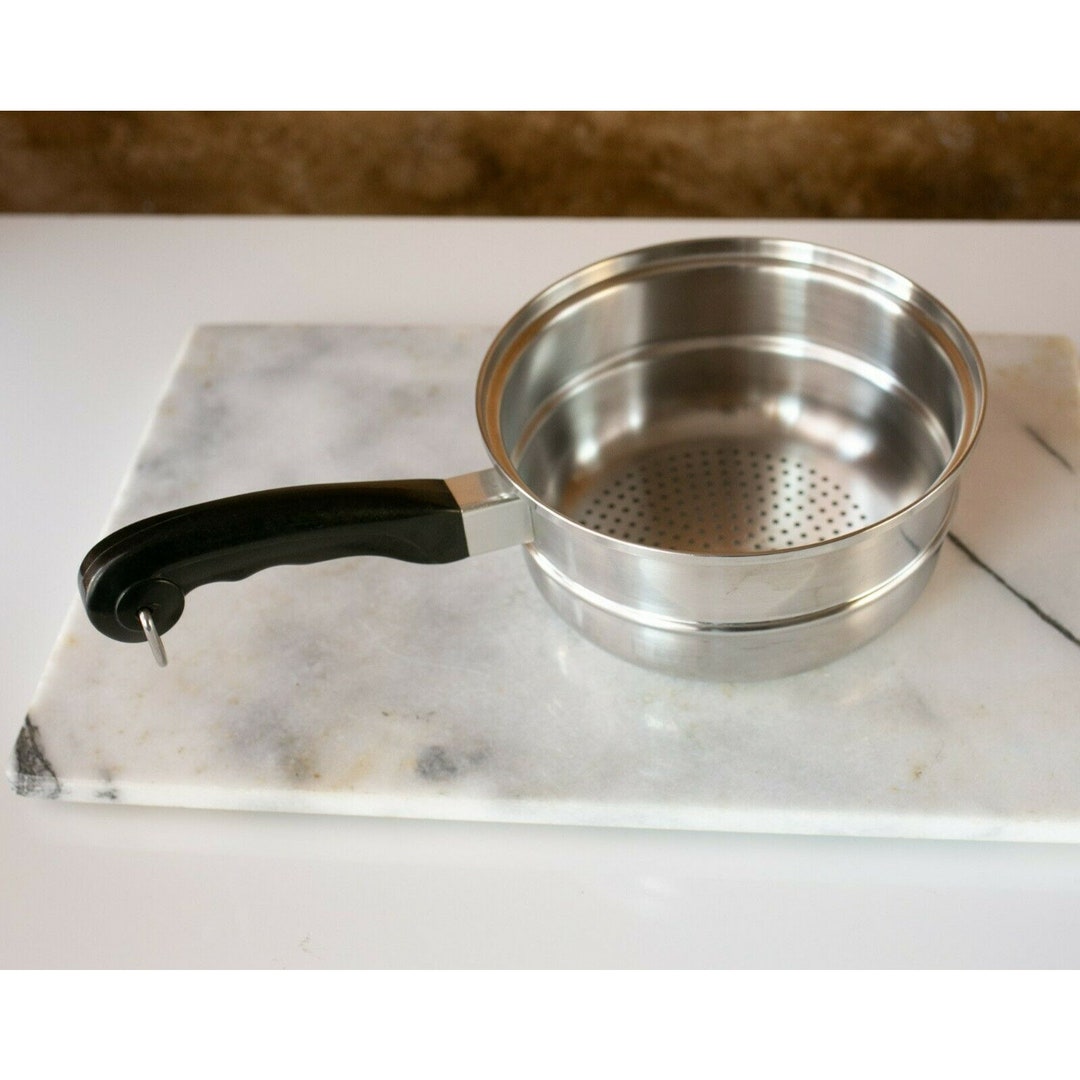 Vintage SALADMASTER Stainless Steel Strainer Colander Insert Pan 8 ...