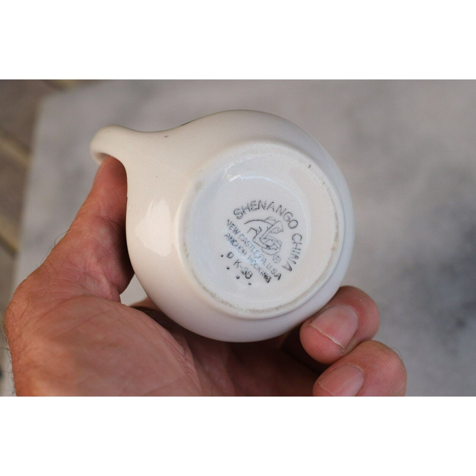 Vintage 1980s Shenango China Anchor Hocking Creamer White - Etsy