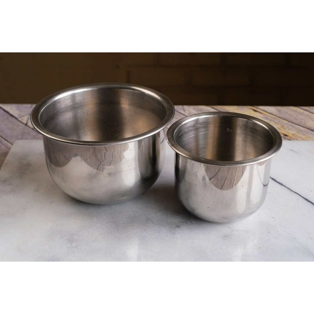 Vintage WEST BEND Bowl Master Stainless Steel Mixing Bowl 3/4 - Etsy
