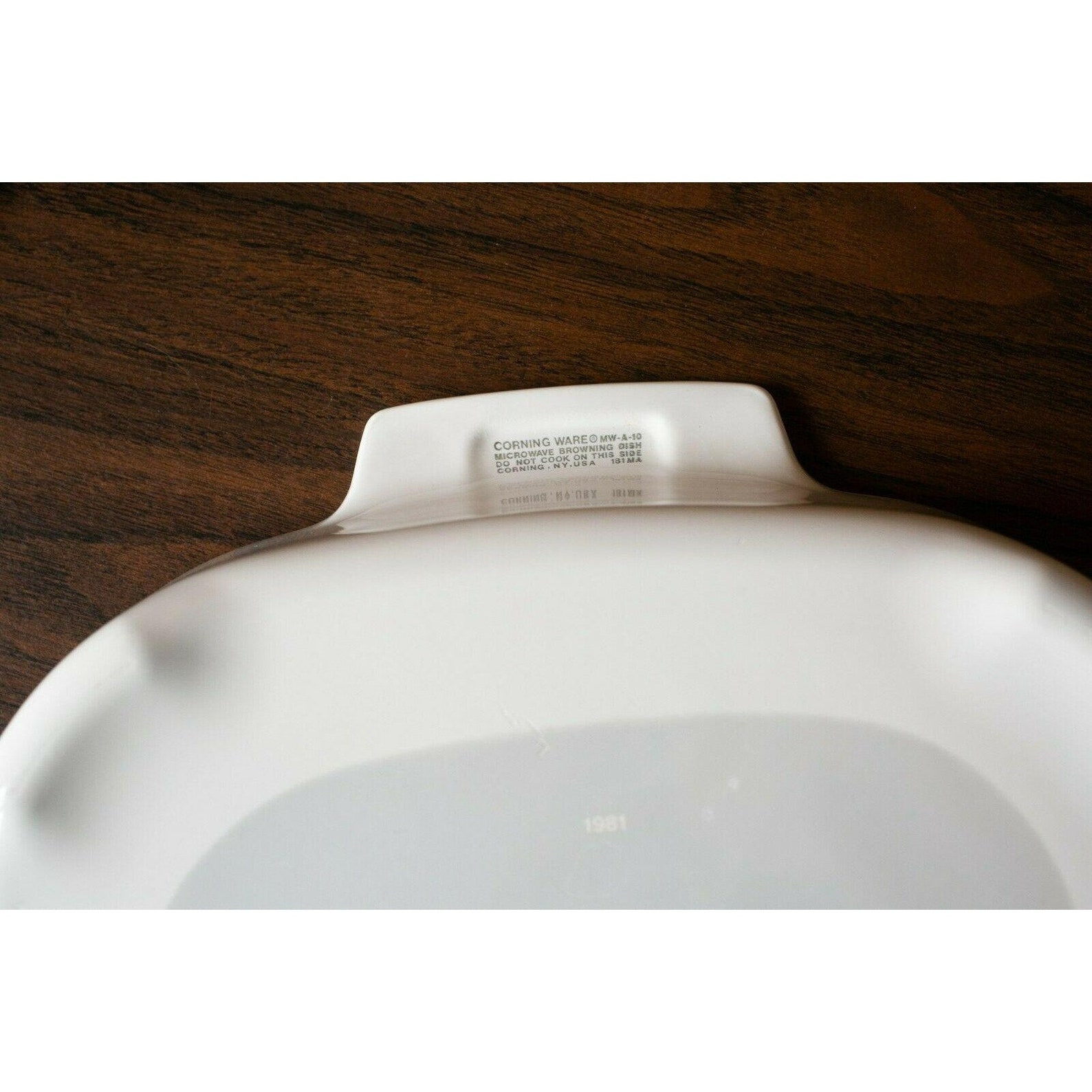 CORNING WARE Microwave Browning White Dish MW-A-10 Pyrex Dome Lid 10 X ...