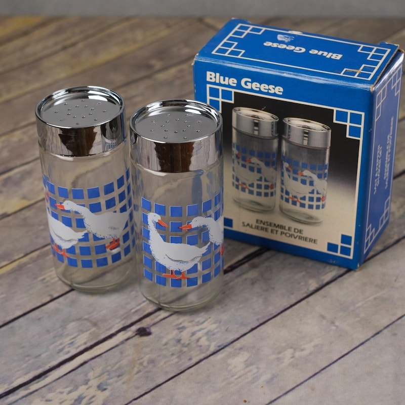 Vintage Blue Shaker Box - Etsy