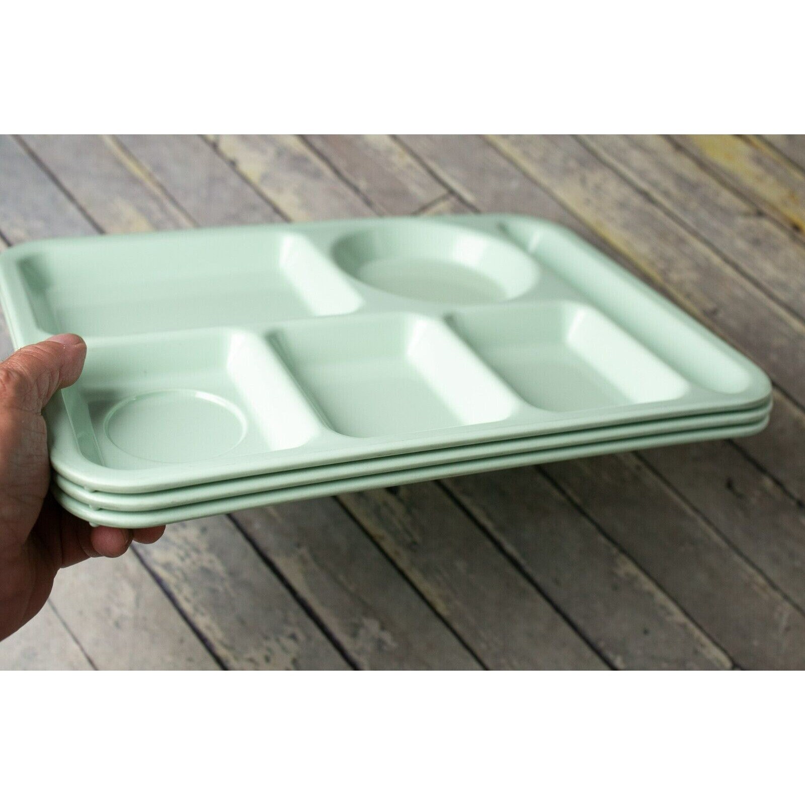 Vintage TEXAS WARE Mint Green Divided Trays Plates Lunch - Etsy