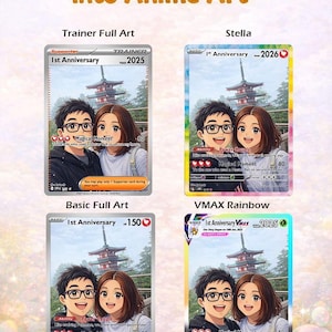 Custom Pokemon Card, Custom Father's Day, Custom Anniversary Trading ...