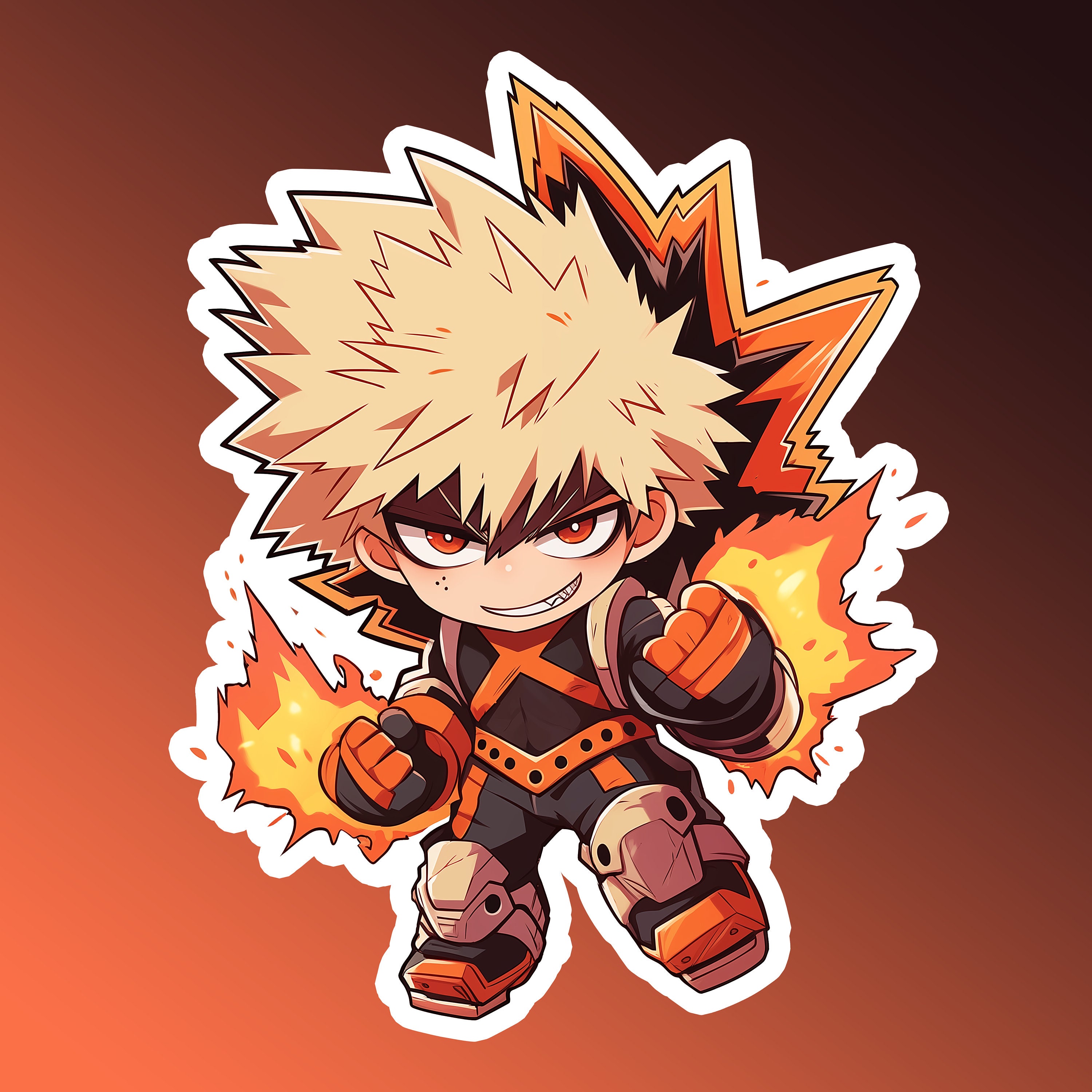Katsuki Bakugo Sticker My Hero Academia Kacchan Anime/manga Die Cut ...