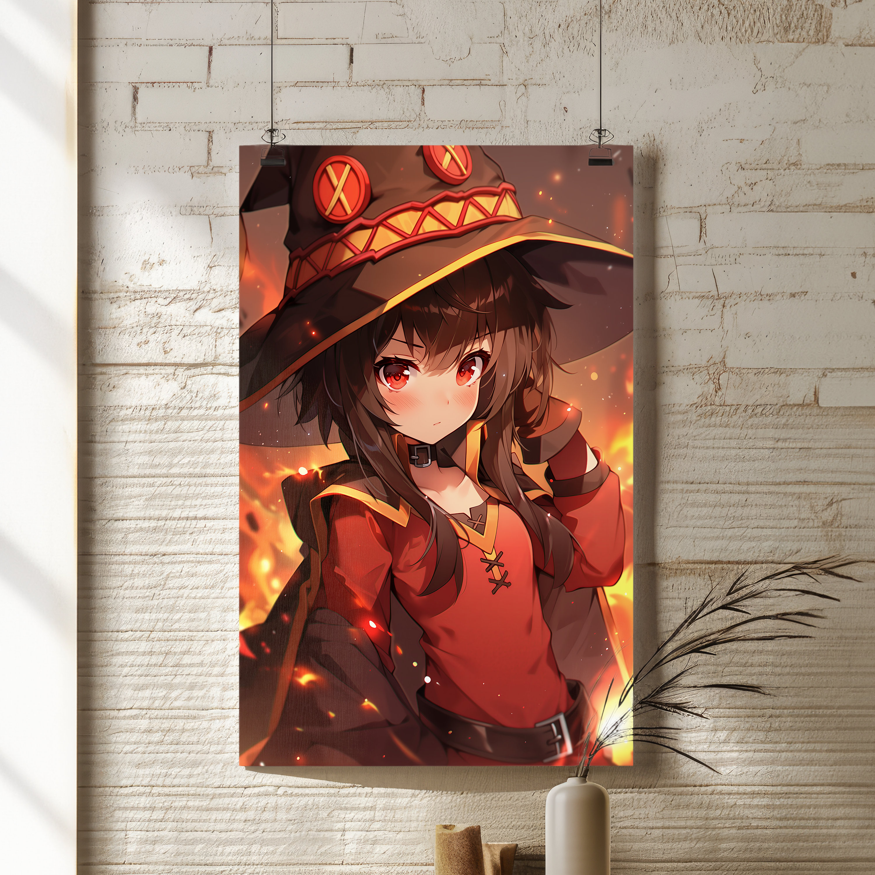 Megumin Poster Konosuba Anime/manga Satin Wall Decor High Resolution 3 ...