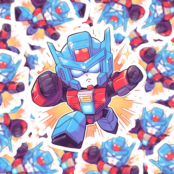 Optimus Prime Decal - Etsy