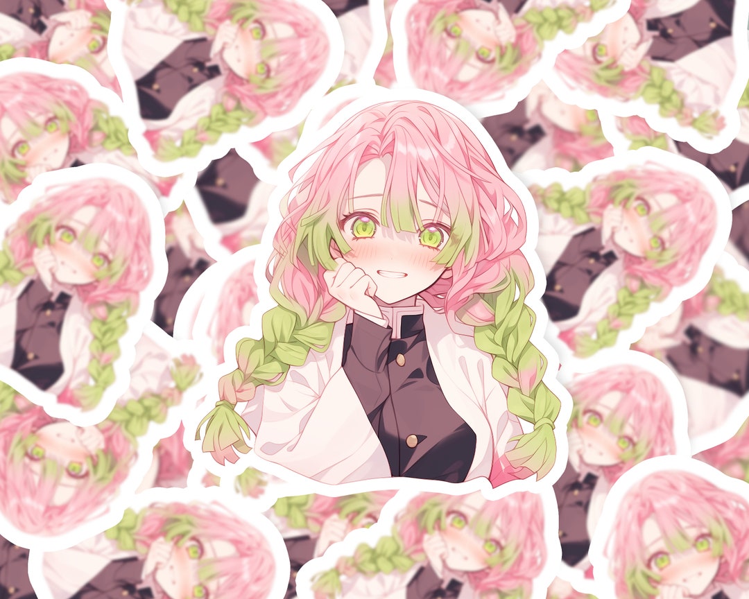 Mitsuri Kanroji Sticker | Demon Slayer Love Hashira | Anime/manga | Die ...