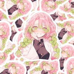 Mitsuri Kanroji Sticker | Demon Slayer Love Hashira | Anime/manga | Die ...