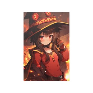 Megumin Poster | Konosuba | Anime/manga | Satin Wall Decor | High ...
