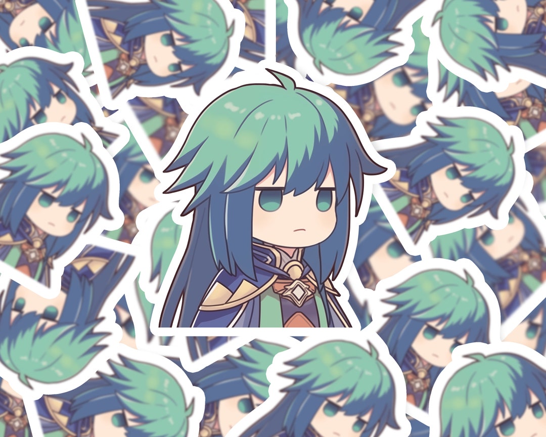 Dias Flac Serious Sticker | Star Ocean | Chibi | Cute | Die Cut ...