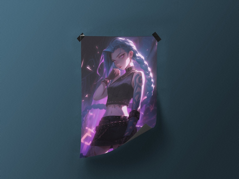 Arcane Jinx/powder Poster, League of Legends, Wall Art, Home Decor for ...