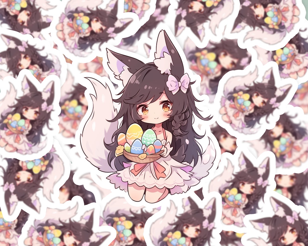 Easter Ahri Sticker | League of Legends | Holding Basket of Eggs | Die ...