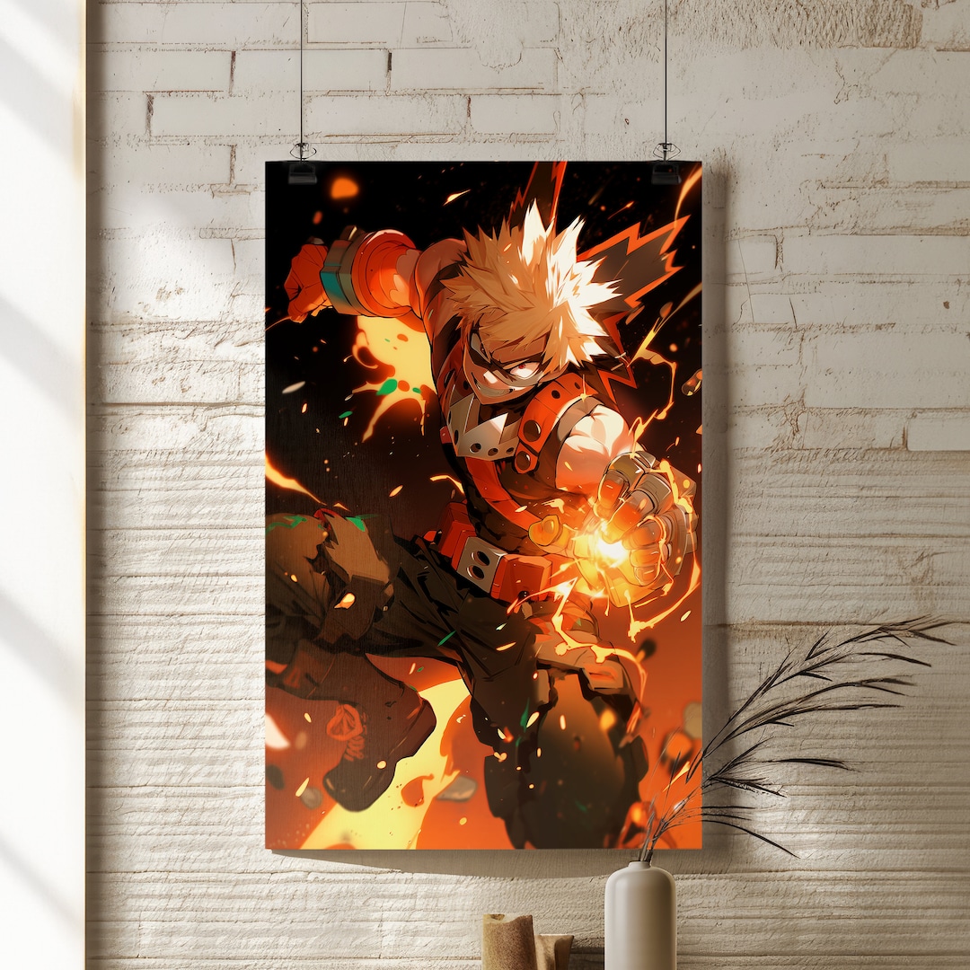 Katsuki Bakugo Poster | My Hero Academia | Kacchan | Anime/manga ...