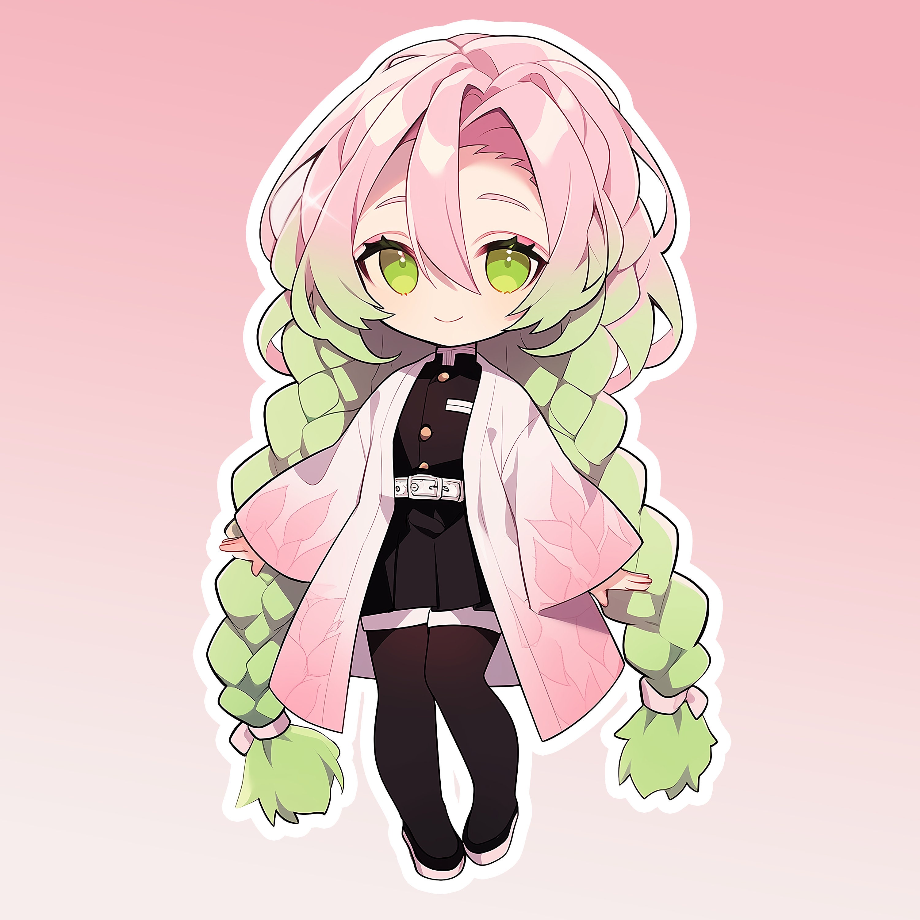 Mitsuri Kanroji Sticker Demon Slayer Love Hashira Anime/manga Die Cut ...