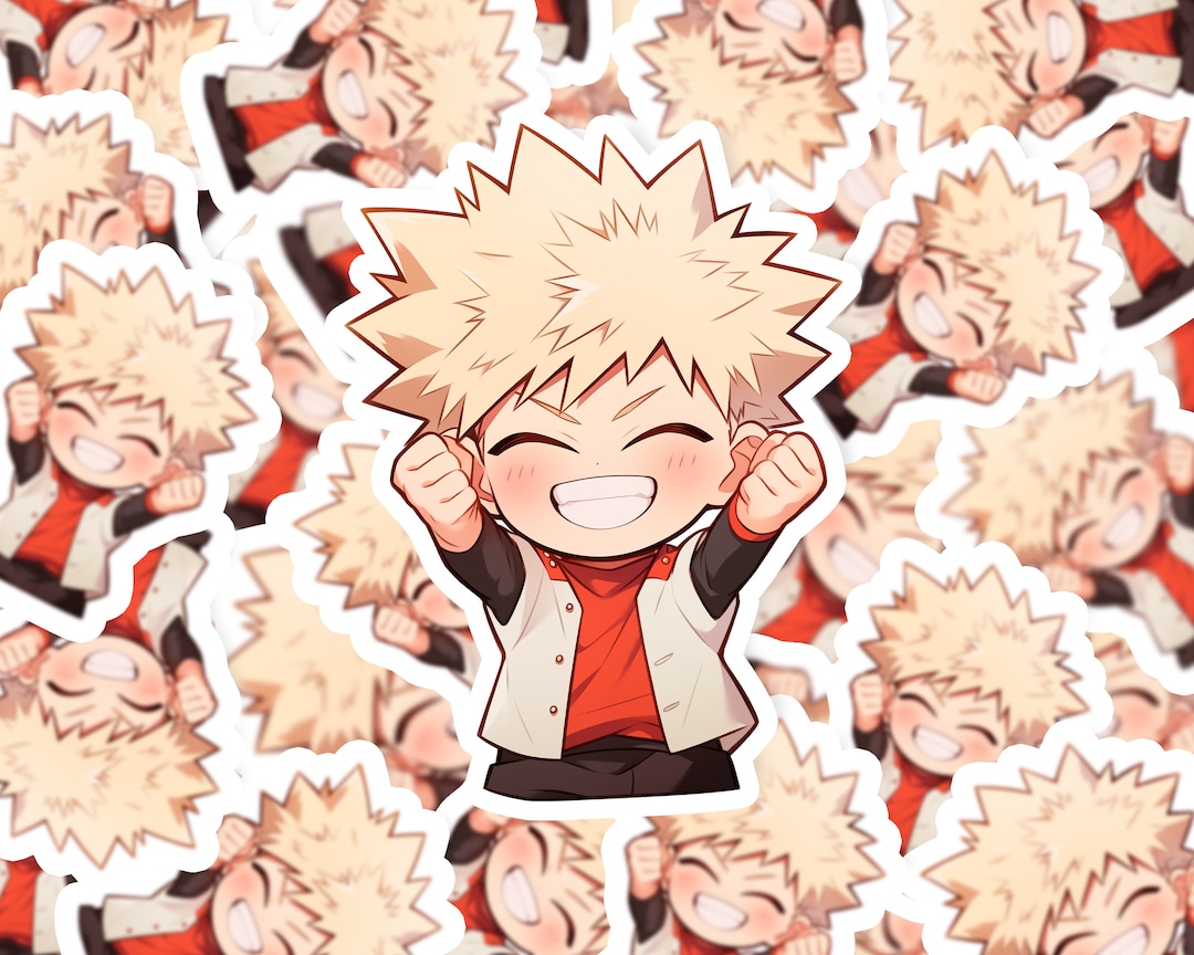 Bakugo Kid Sticker | My Hero Academia | Child Angry Version | Anime ...