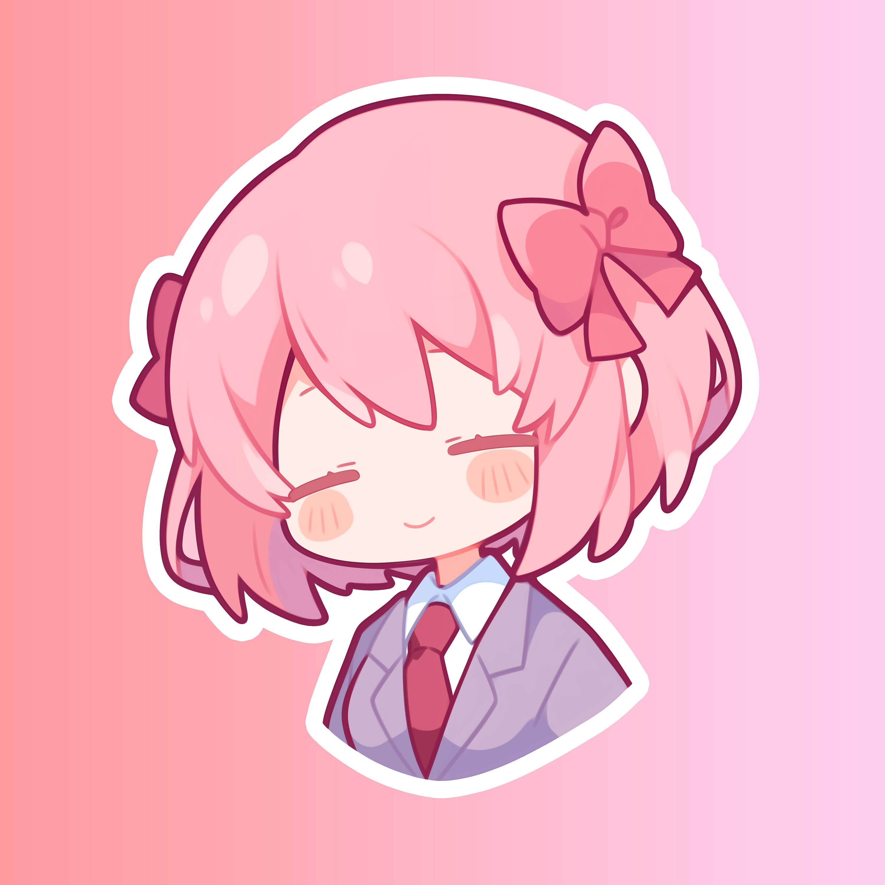 Sayori Sleepy | Doki Doki Literature Club | Eyes Closed Smiling | Die ...