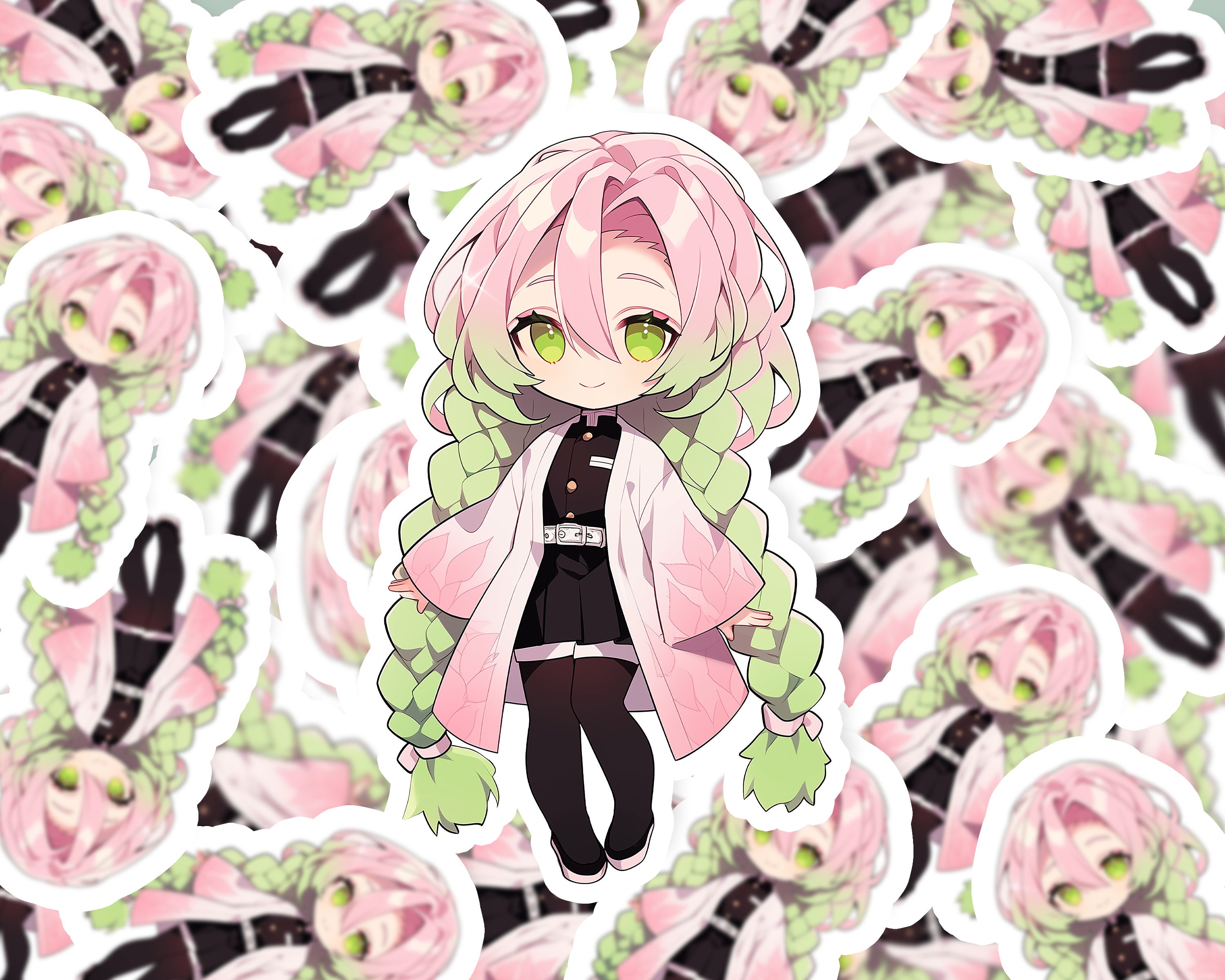 Mitsuri Kanroji Sticker Demon Slayer Love Hashira Anime/manga Die Cut ...