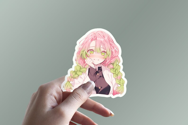 Mitsuri Kanroji Sticker Demon Slayer Love Hashira Anime/manga Die Cut ...