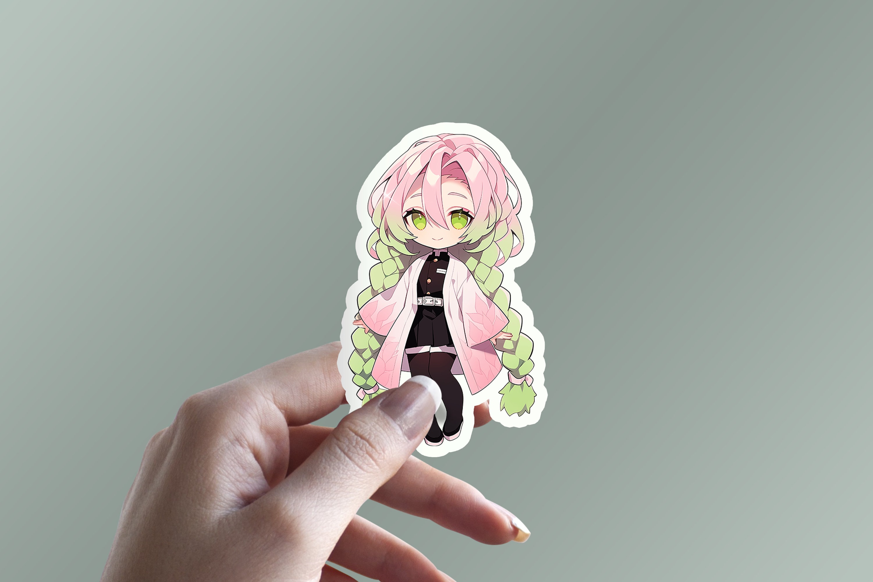Mitsuri Kanroji Sticker Demon Slayer Love Hashira Anime/manga Die Cut ...