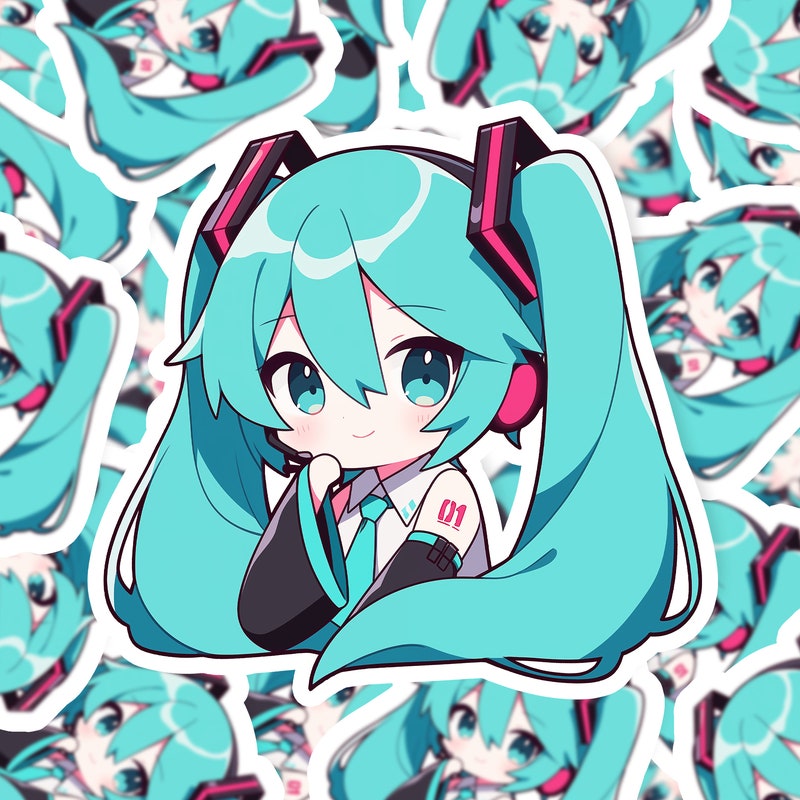 Hatsune Miku Sticker - Etsy