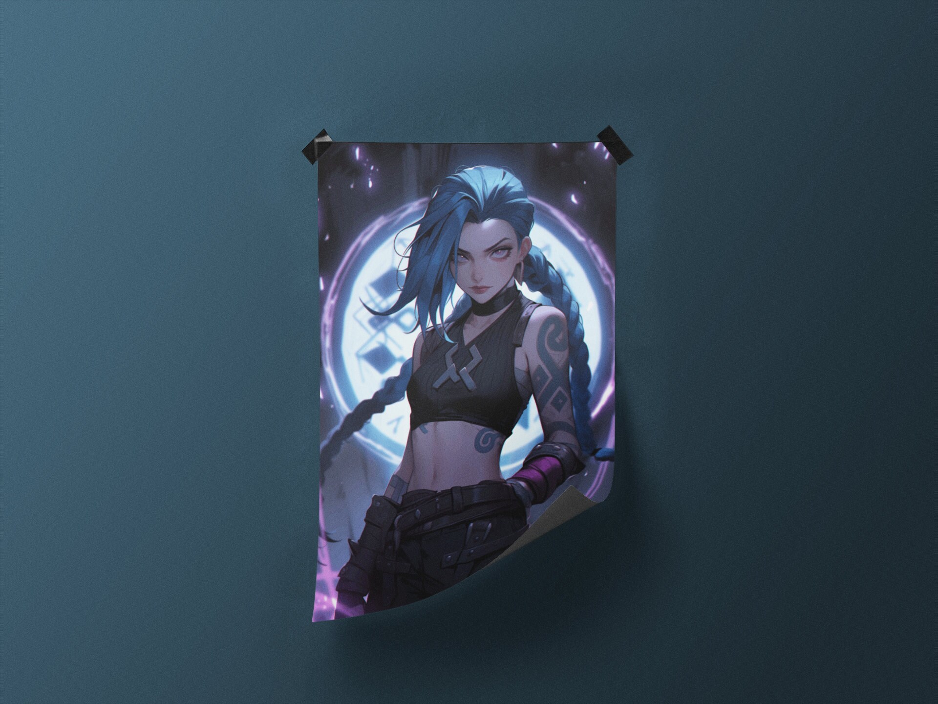 Arcane Jinx/powder Poster, League of Legends, Wall Art, Home Decor for ...