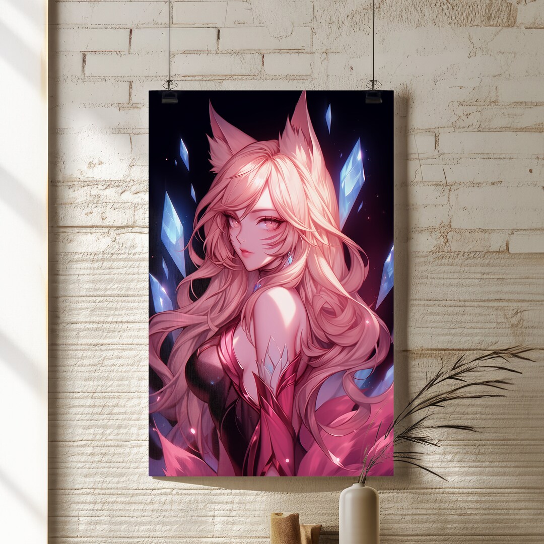 KDA Ahri Poster | League of Legends | the Nine Tailed Fox | Vastaya ...