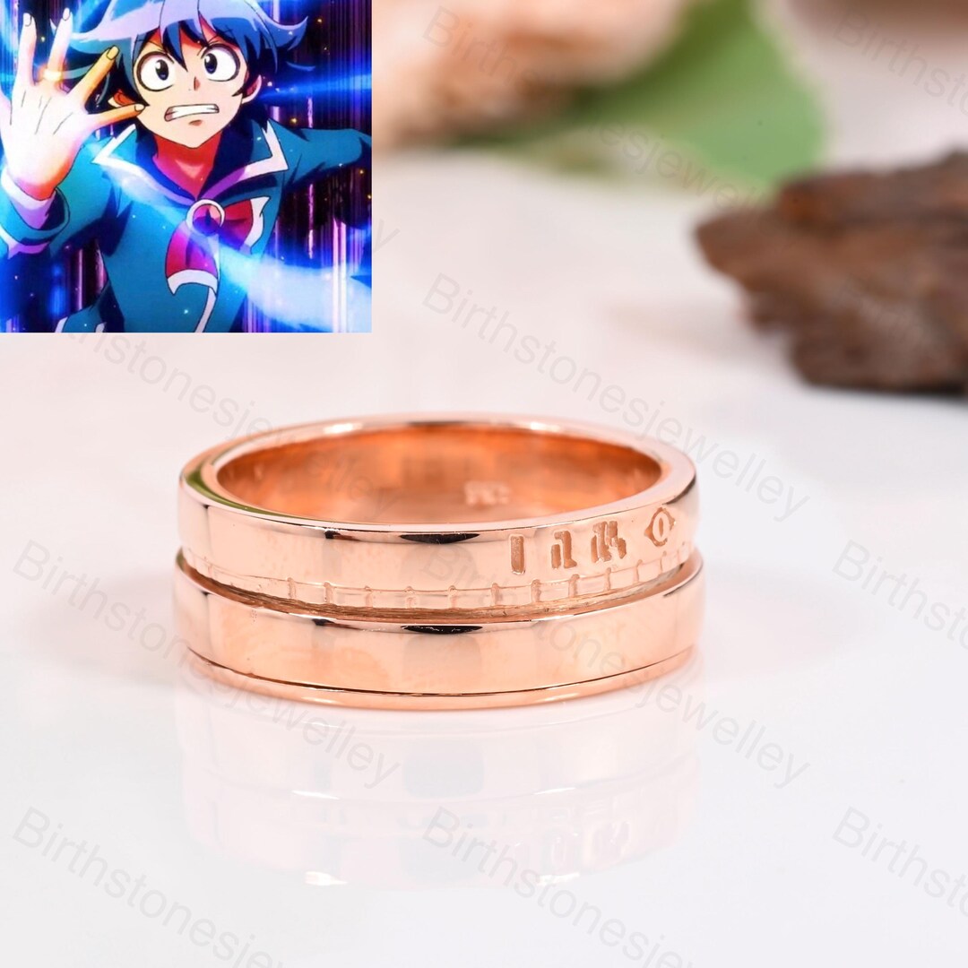Iruma Suzuki Cosplay Ring: 925 Sterling Silver Spinner Ring - Etsy
