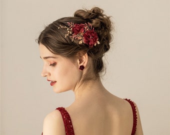 Rose Hair Comb - Etsy