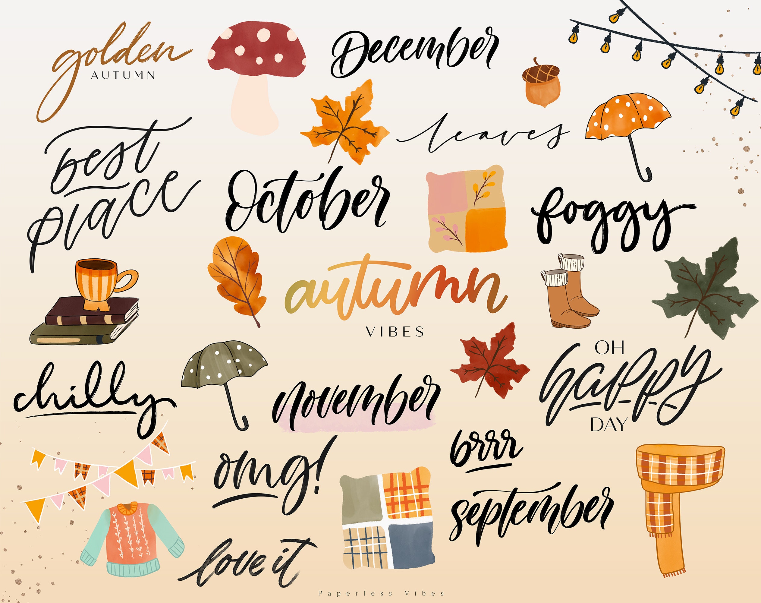 150+ AUTUMN Instagram Story Stickers I Autumn Insta Story Stickers - Etsy