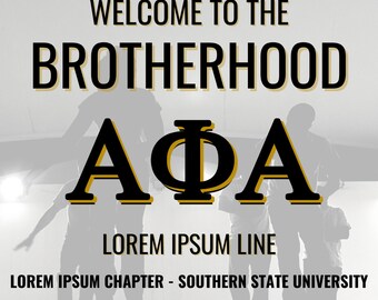 Digital Invitation Greek Party Flyer Alpha Kappa Alpha - Etsy