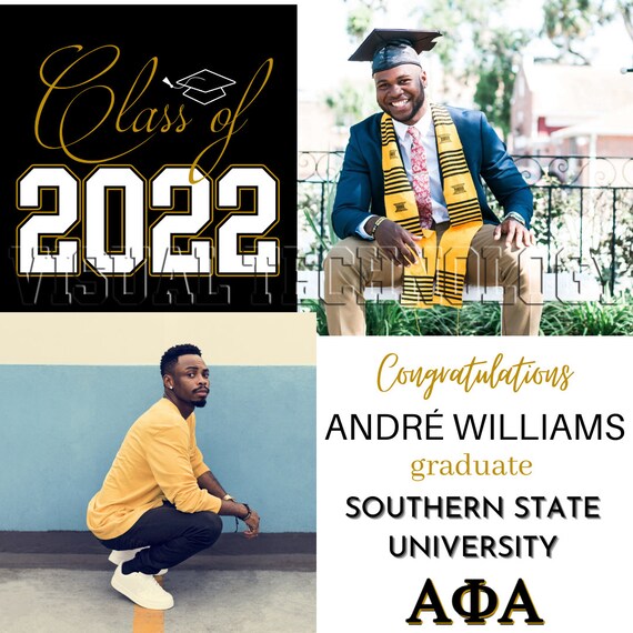 Alpha Phi Alpha Graduate Template for Instagram or Facebook | Etsy