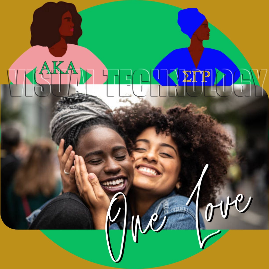 Alpha Kappa Alpha / Sigma Gamma Rho ONE LOVE Canva Facebook Instagram ...