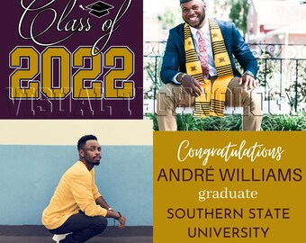 Alpha Phi Alpha Graduate Template for Instagram or Facebook - Etsy