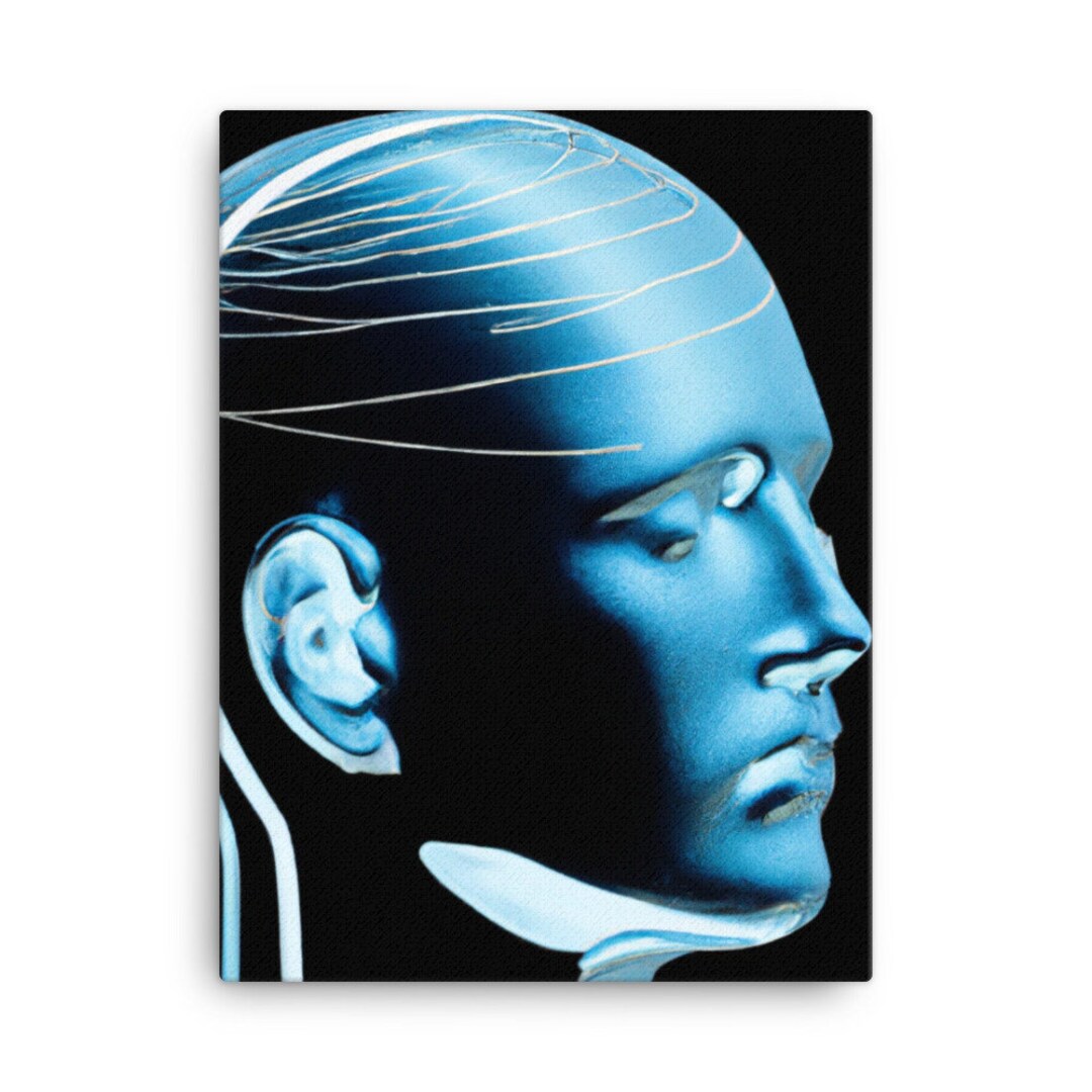 Human Clone AI Generated Art Canvas Wall Art Home Decor - Etsy