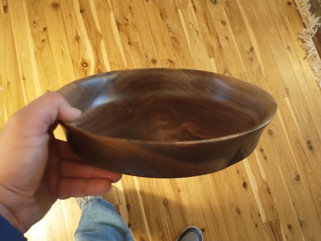 Vintage Don Isaacson Turned Wooden Bowl Walnut Signed by Artist ...