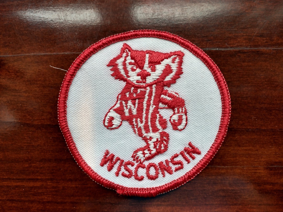 Vintage Wisconsin Bucky Badger Patch - Etsy