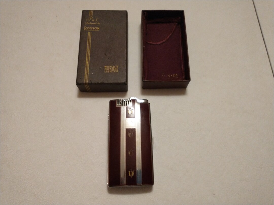 Vintage Ronson Pal Combination Cigarette Case and Lighter Lighter Doesn ...